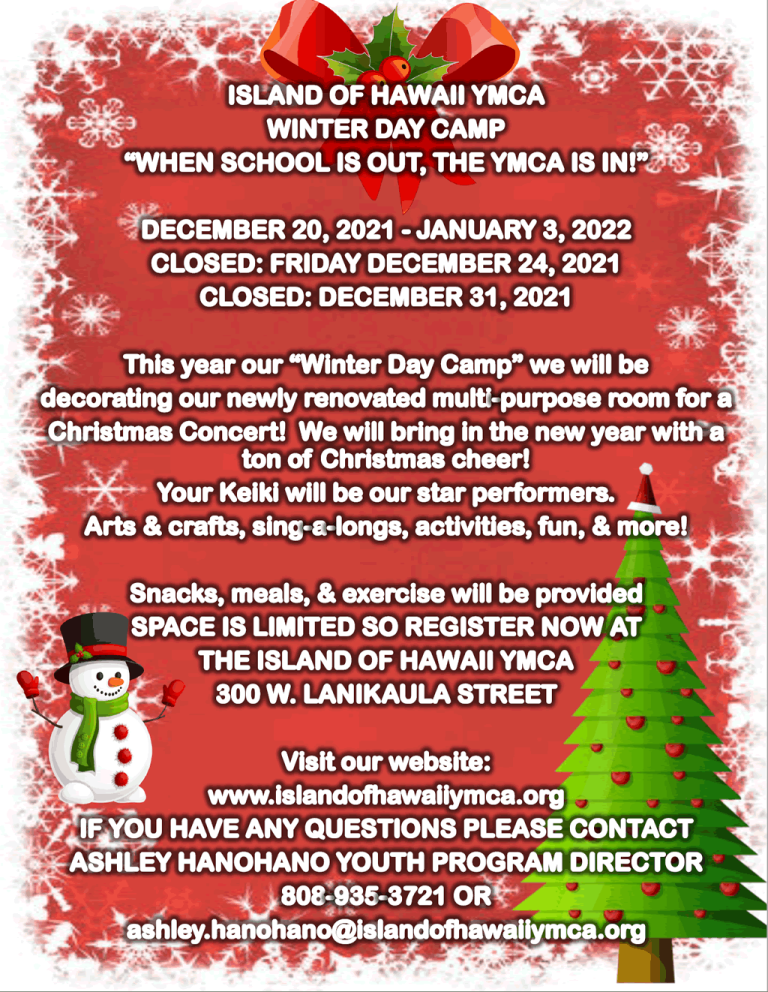 Day Camp - Island of Hawaii YMCA