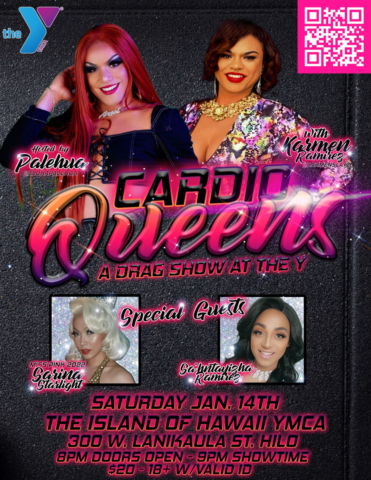 Cardio Queens Drag Show – Island of Hawaii YMCA
