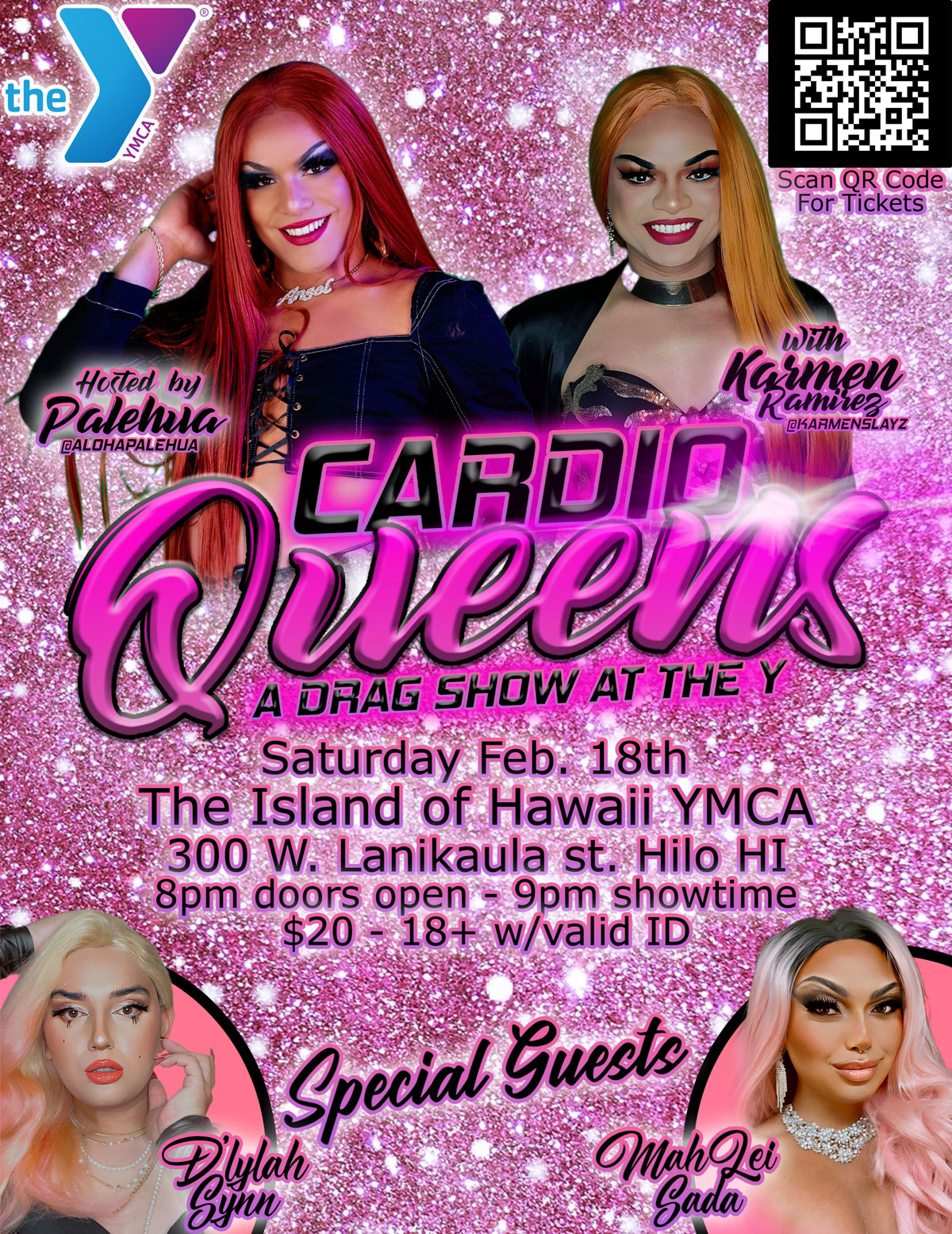 Cardio Queens Drag Show – Island of Hawaii YMCA