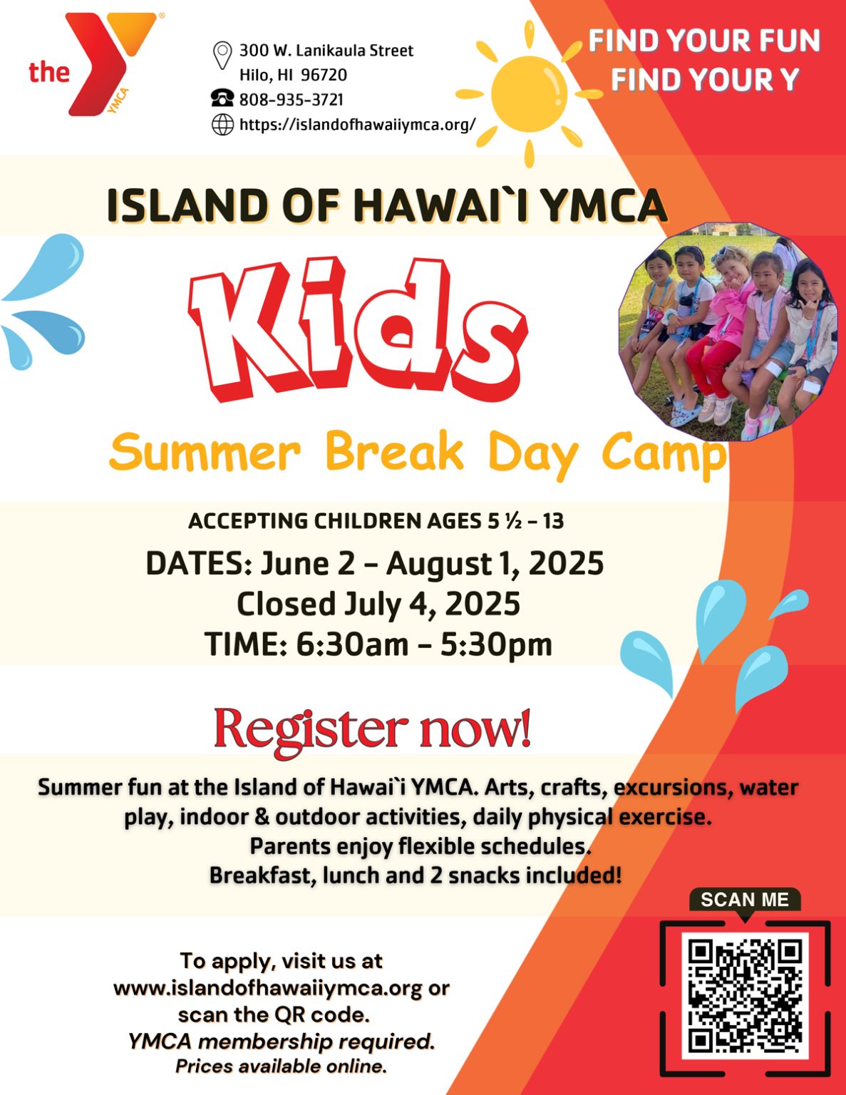 Youth Development – Day Camp – Island of Hawaii YMCA