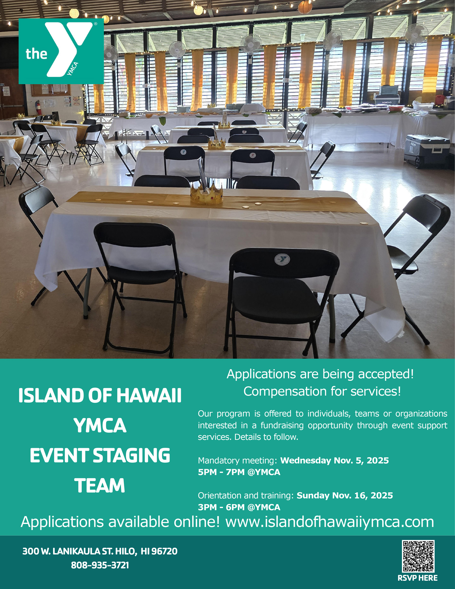 Event Services Program – Island of Hawaii YMCA